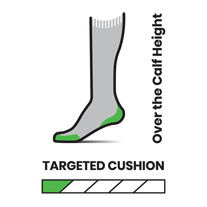 Ski Targeted Cushion OTC Socks col. Black Smartwool