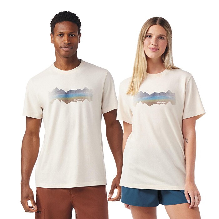 Mountain Horizon Short Sleeve Graphic Tee col. Neutral | Smartwool®